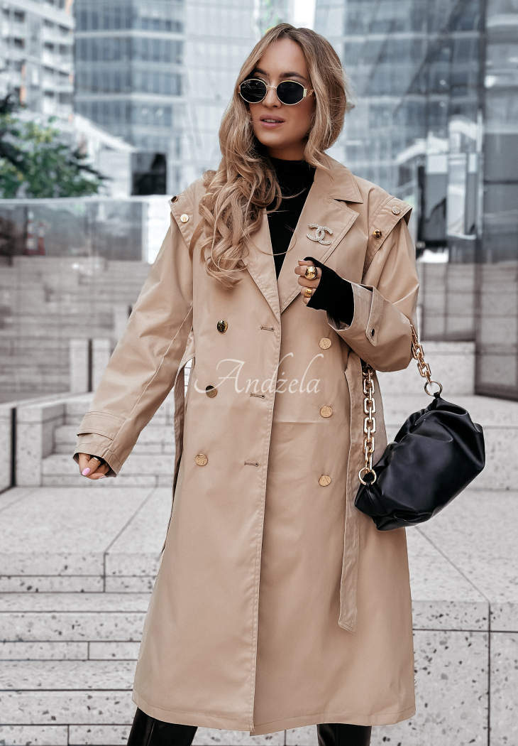 Women's trench coat, classic women's trench coats - Andżela