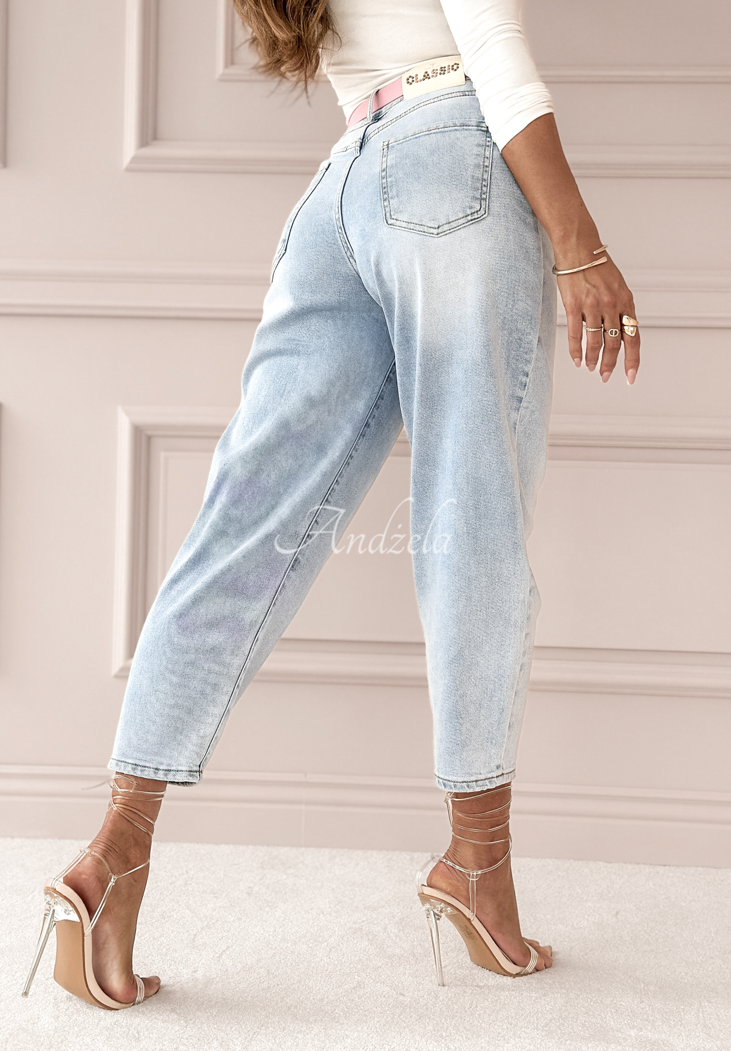 All The World light blue denim pants - Andżela Online Store