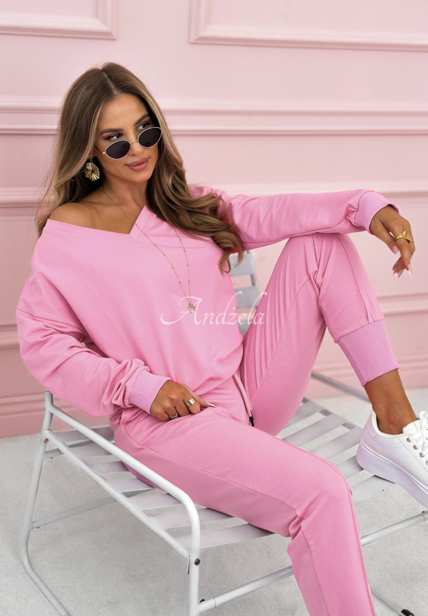 Zen Zone light pink tracksuit set - Andżela Online Store